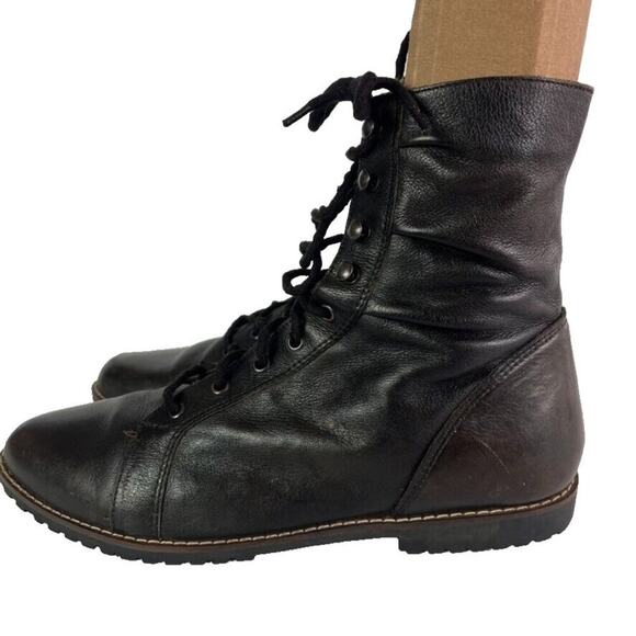 Buskens | Shoes | Busken Boots Womens 9m Dark Brown Soft Leather Lace ...